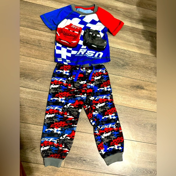 Pajamas | Disney Cars Lightning Mcqueen 3t Boy Pajama Set | Poshmark